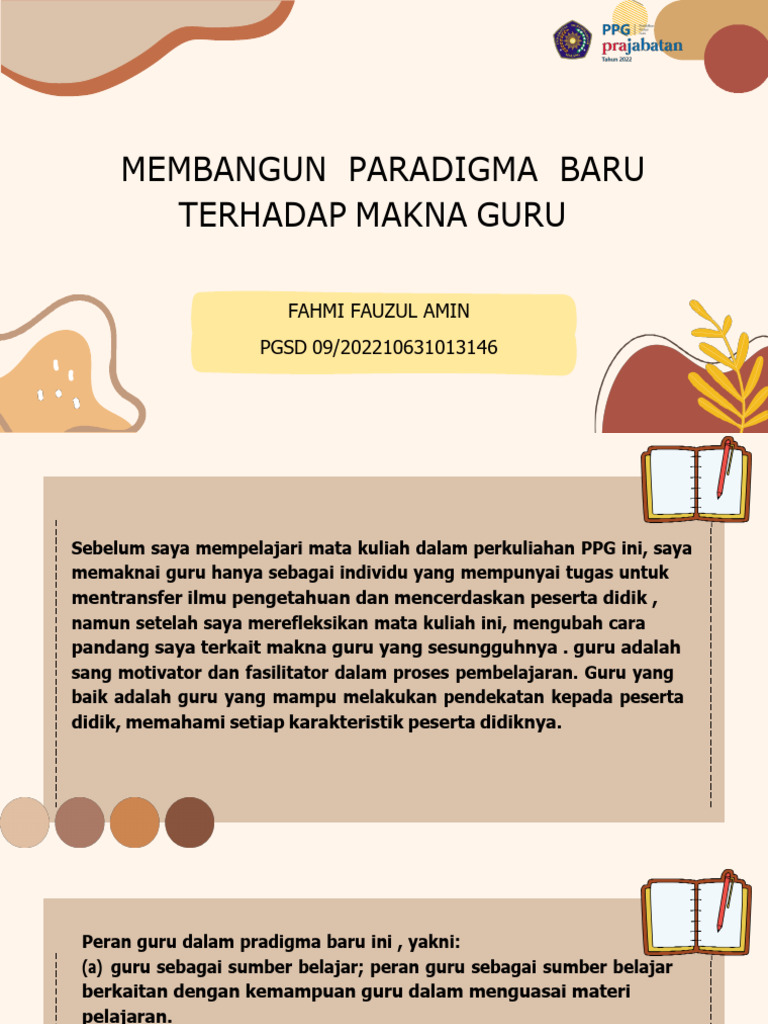 Membangun Paradigma Baru Fahmi Fauzul Amin | PDF