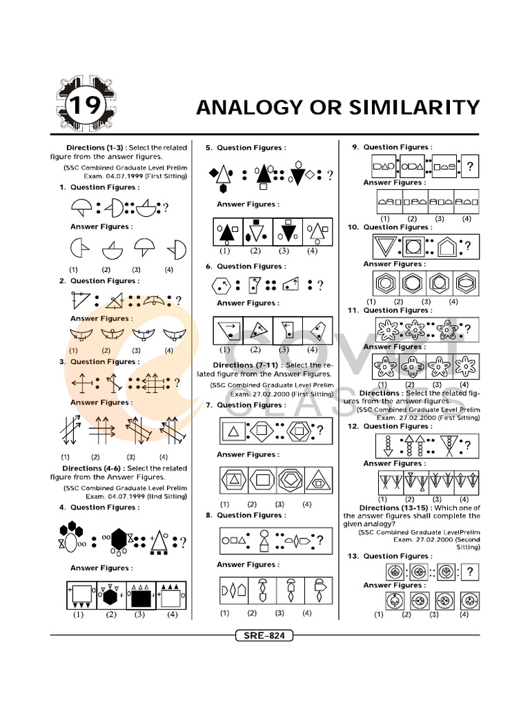 Analogy Worksheet Set2 | PDF