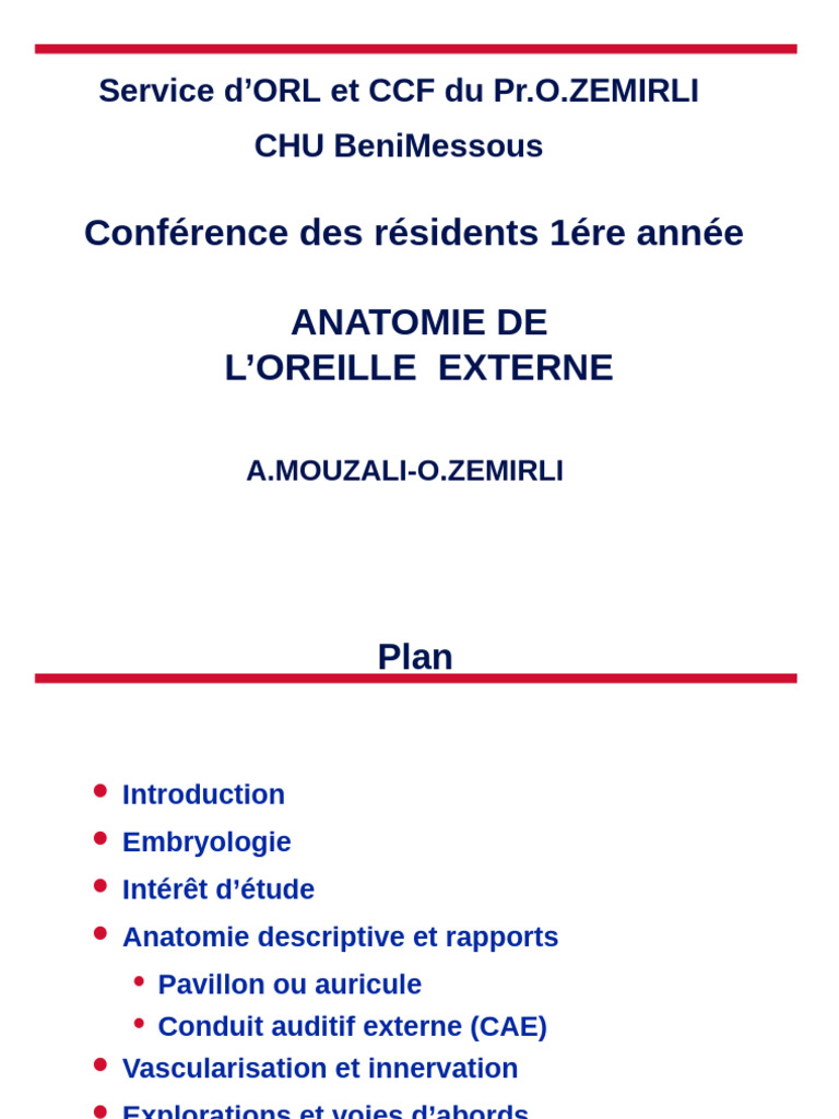 Oeille Externe | PDF