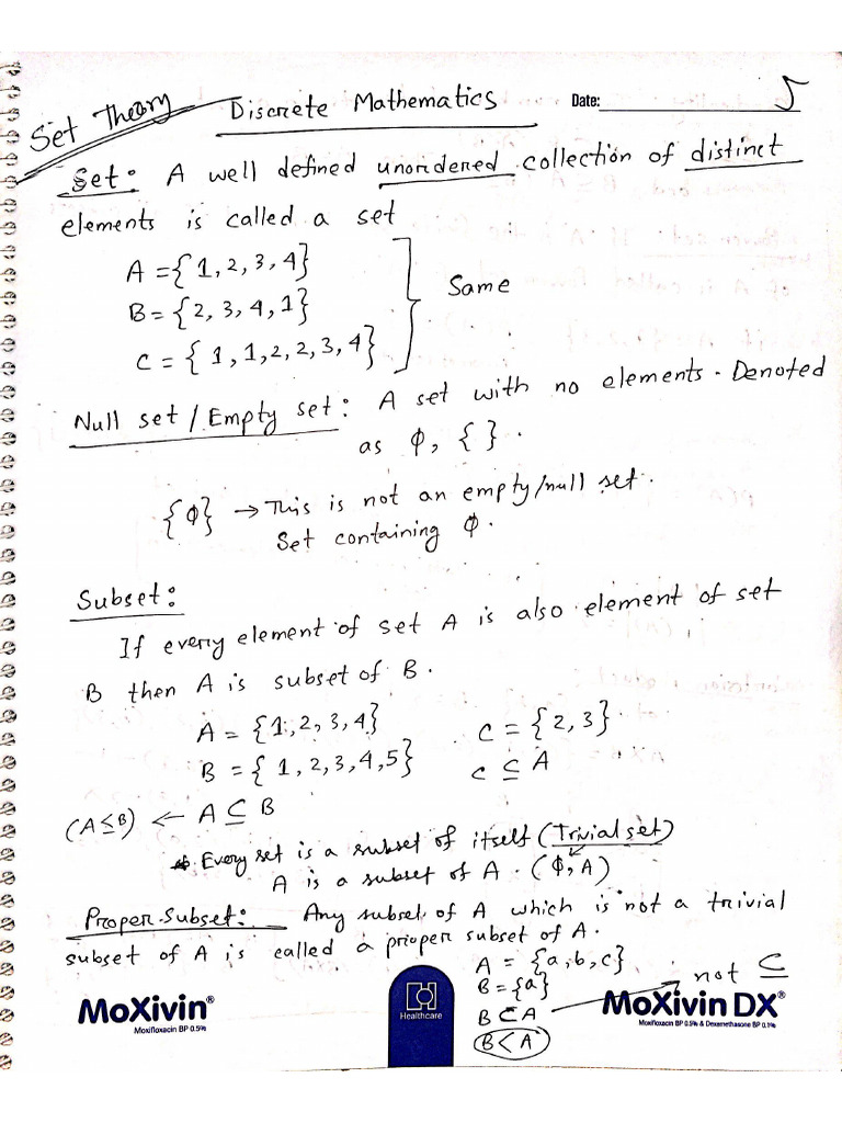 Set Theory, Relation, Graph | PDF