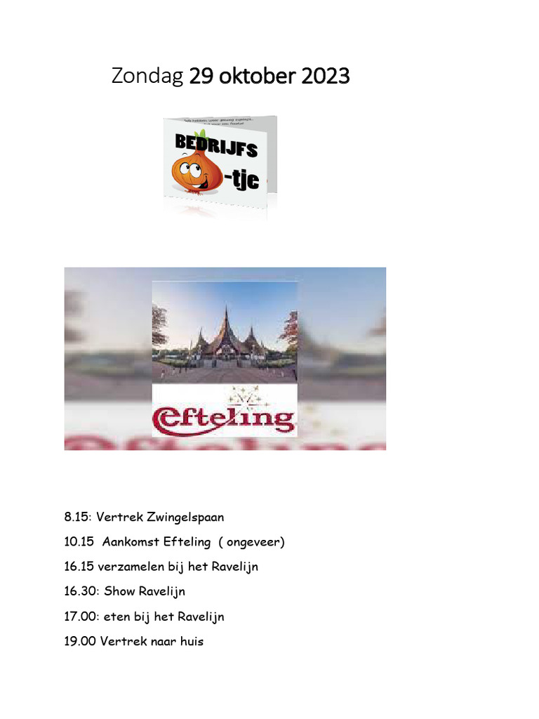 Efteling PDF | PDF