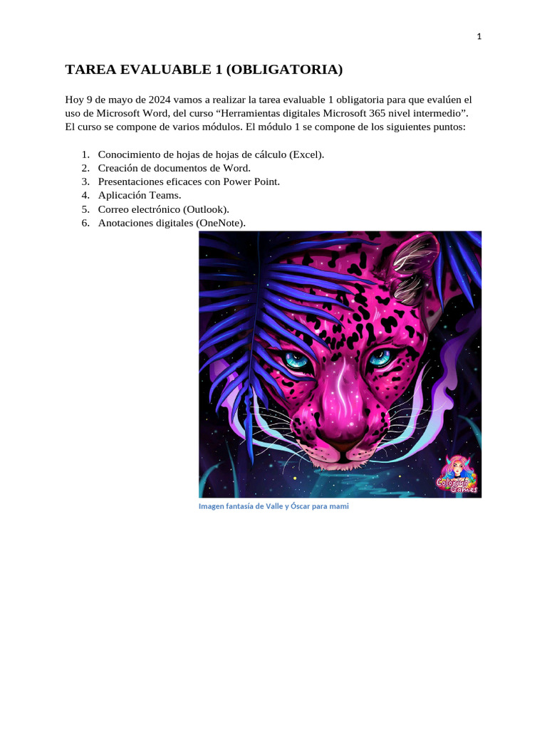 Tarea Evaluable 1 Tamara Ruiz | PDF