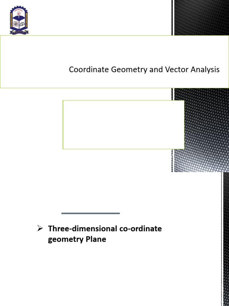 Coordinate Geometry Lecture-5 | PDF