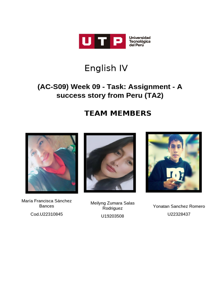 Ingles IV Semana 9 TA2 | PDF | Clásicos