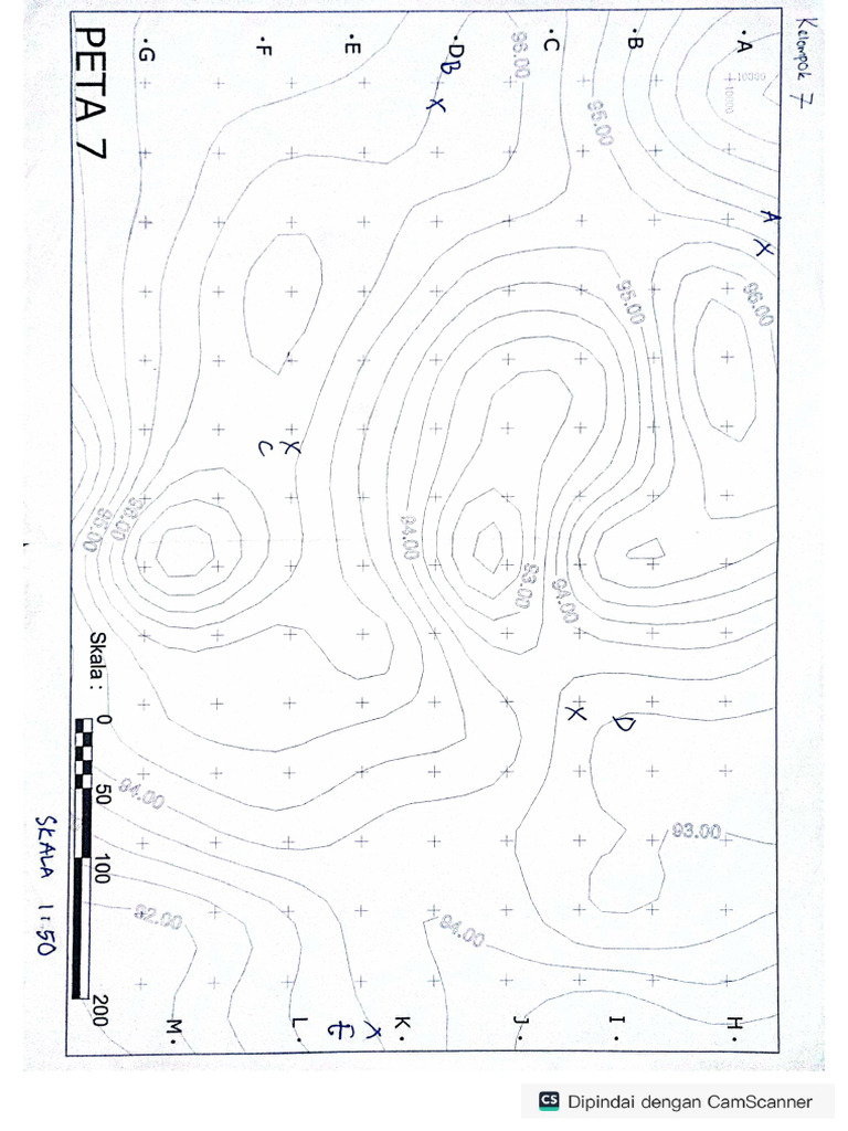 Peta Kontur 7 Scan | PDF