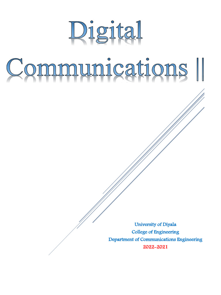 Digital - Communications - 2 - Lec.8 | PDF | Channel Access Method ...