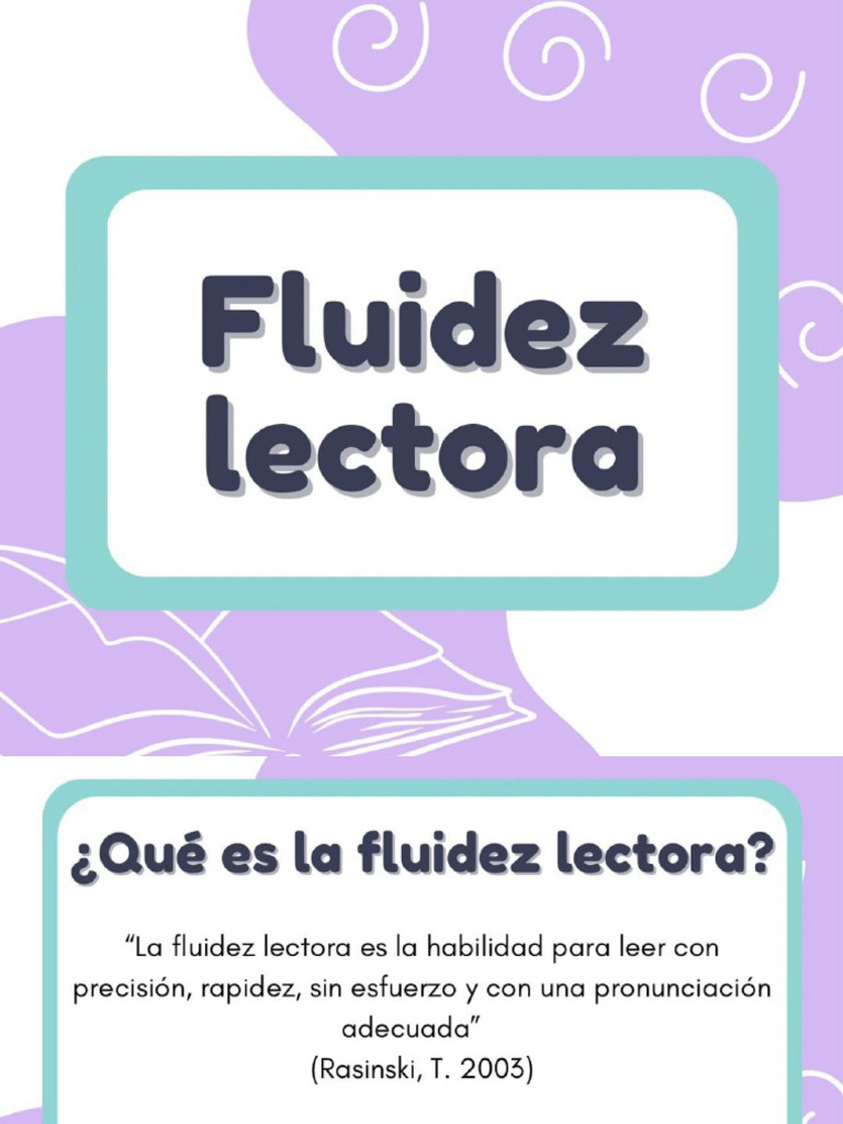 Fluidez Lectora | PDF