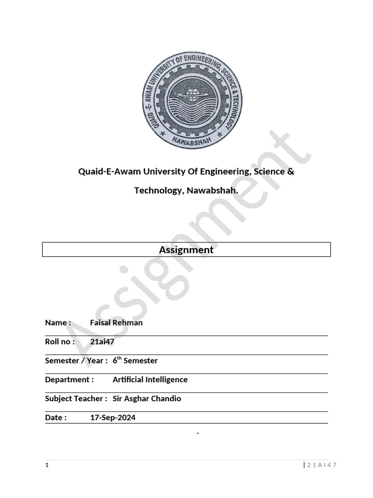 CV Assignment | PDF