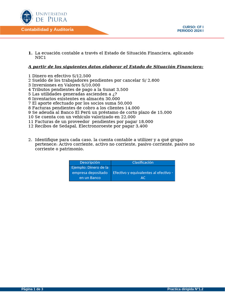 P. Dirigida 1.2 - ESF | PDF