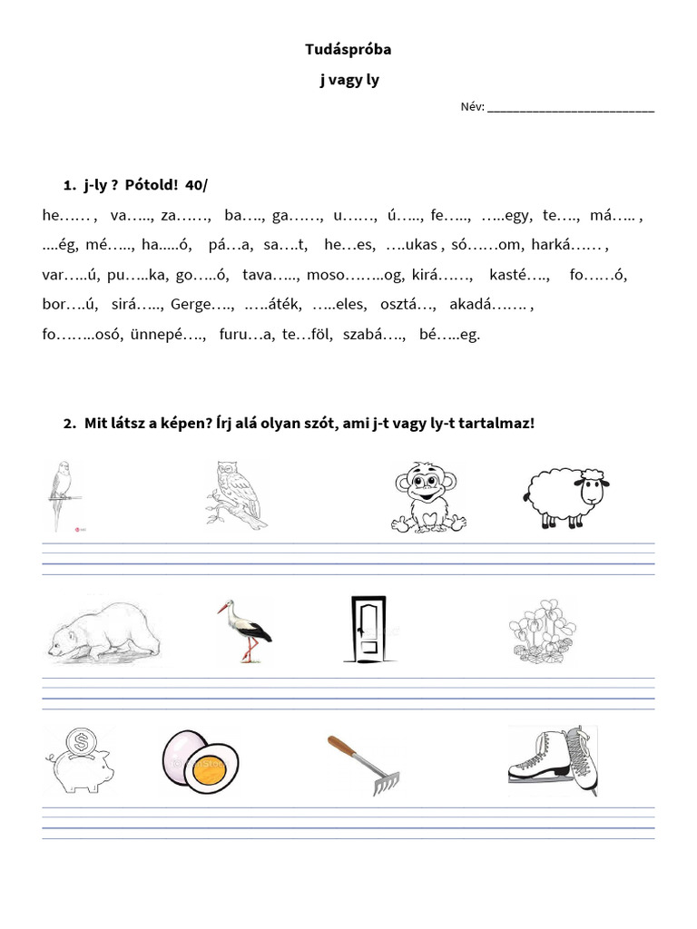 Tudáspróba - J Vagy Ly DM | PDF