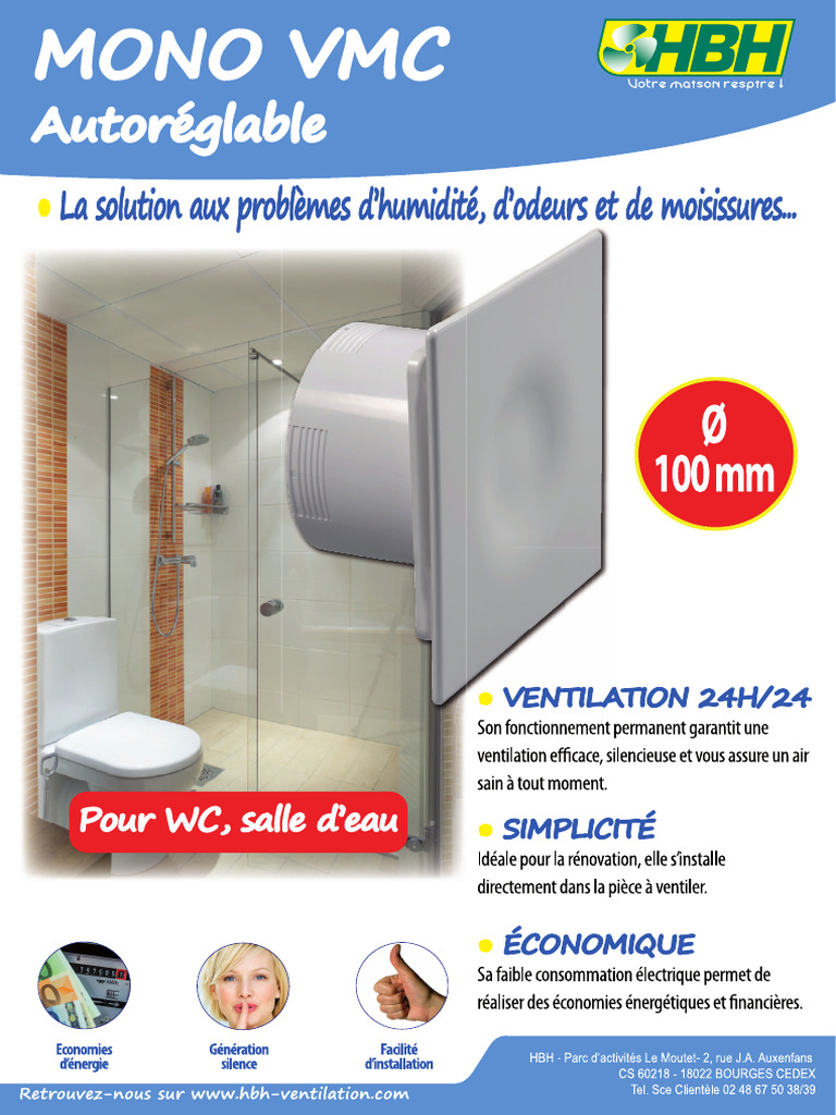 Fiche Technique VMC | PDF