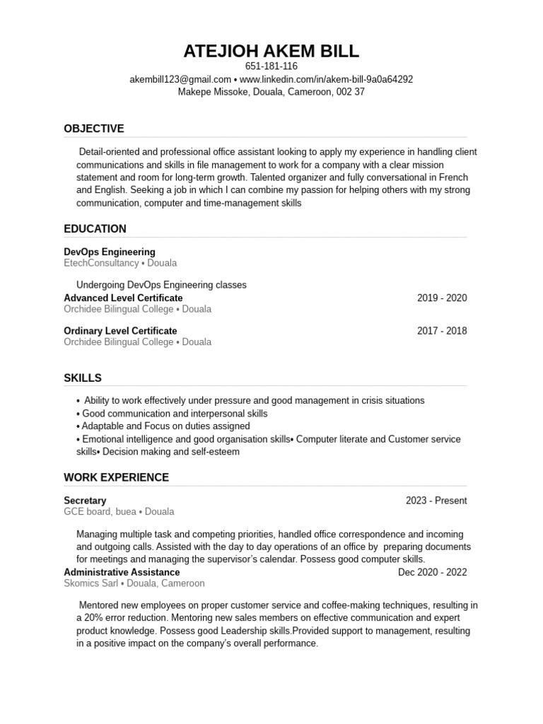 CV Canadian | PDF | Social Psychology | Business