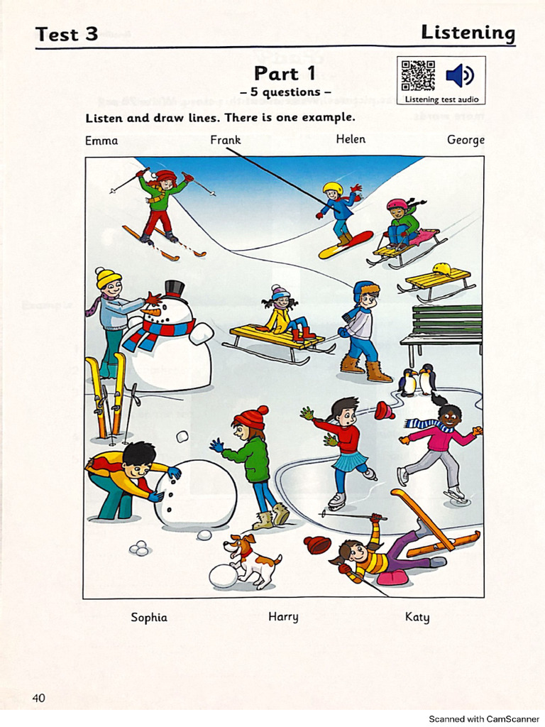 Flyers 4 Test 3 Listening | PDF