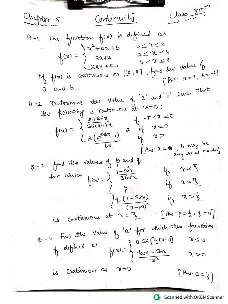 Continuity Chapter 5 | PDF
