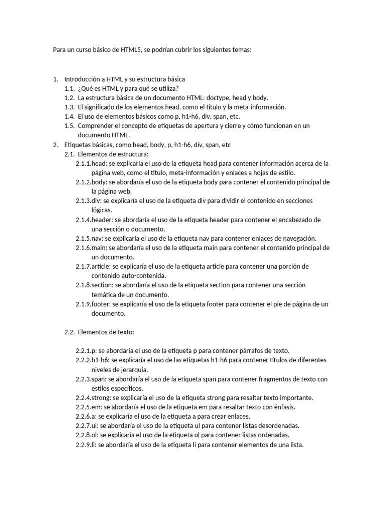 Guia Rapida de HTML5 | PDF