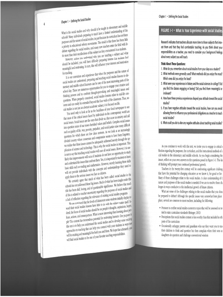 Defining Social Studies Savage & Armstrong | PDF