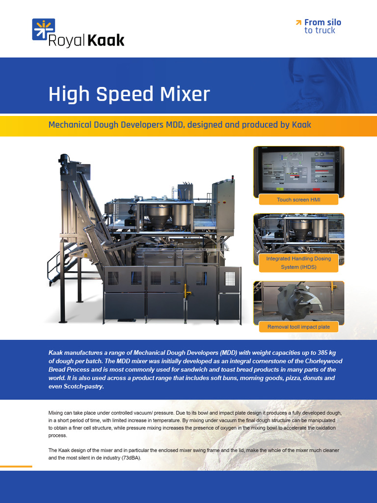 21 Kaak High Speed Mixer Eng RK-web | PDF