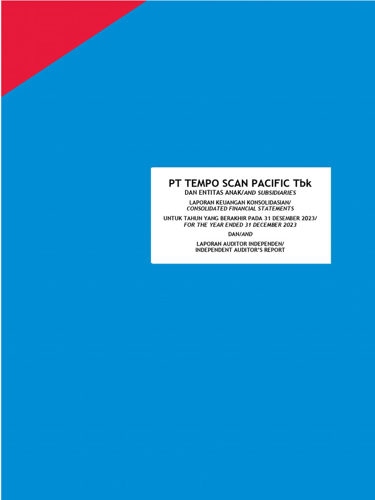 Laporan Keuangan TSPC FY 2023 | PDF