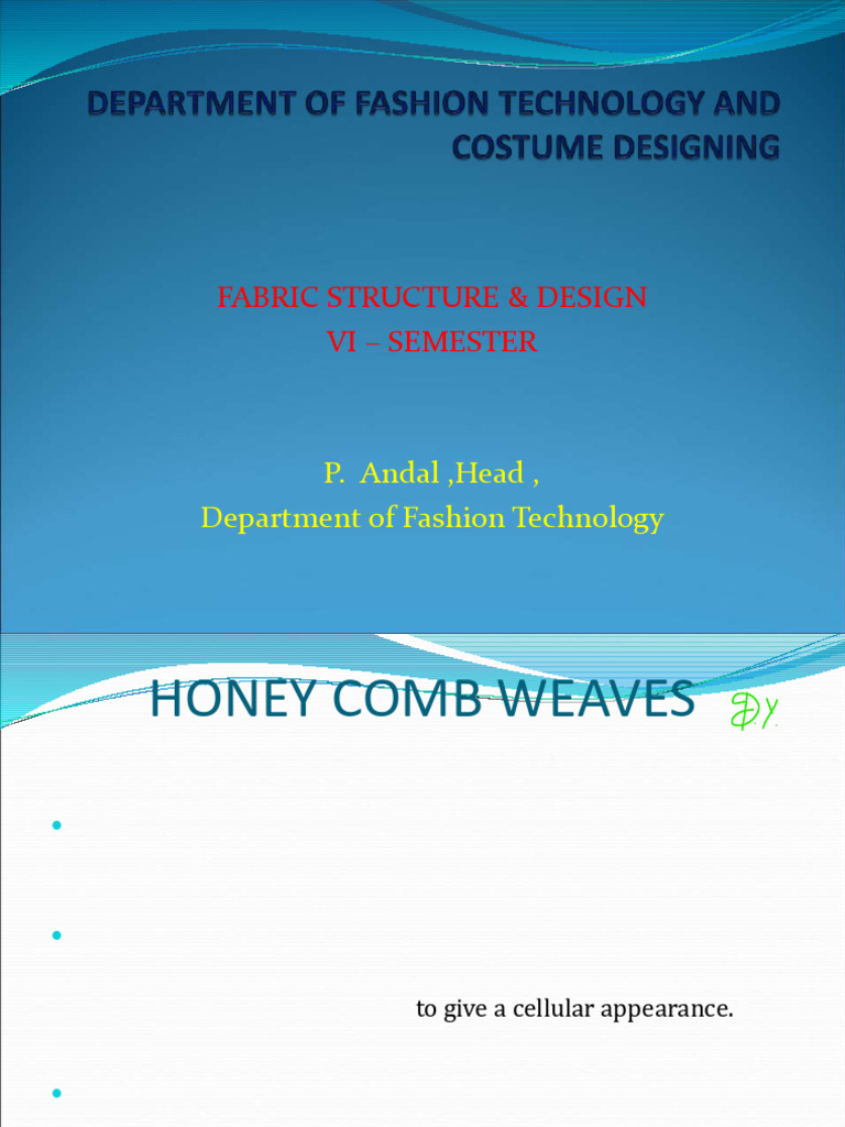 Honey Comb Weave | PDF