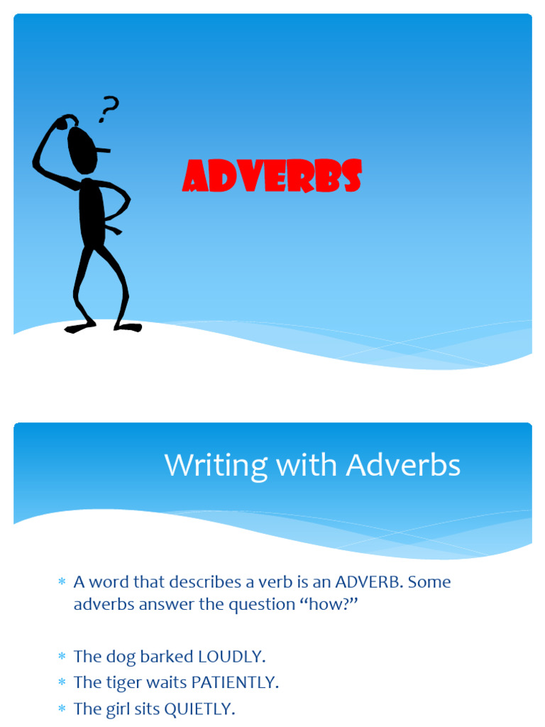 adverbs (1) | PDF