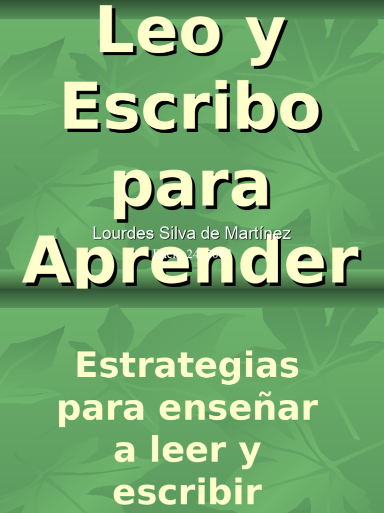 271142191 Juego Leo y Escribo Para Aprender | PDF