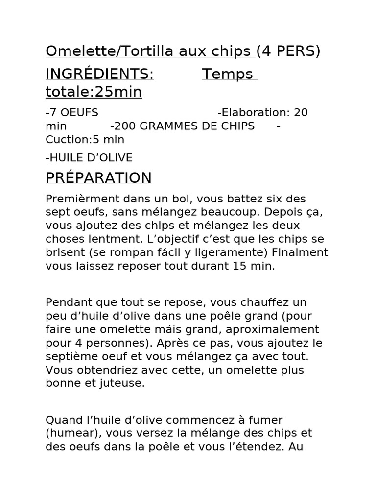 La Recette | PDF