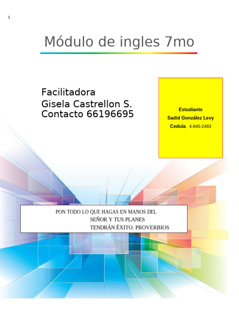 Modulo Ingles | PDF