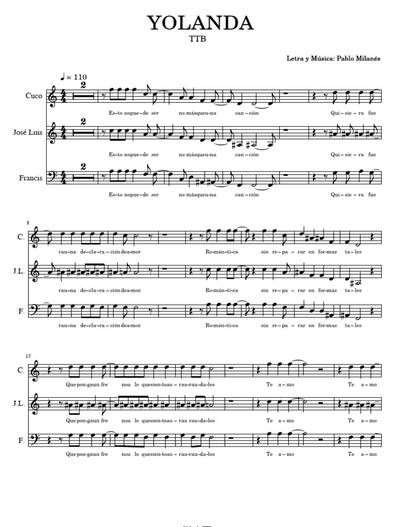 Yolanda Pablo Milans Yolanda TTB | PDF