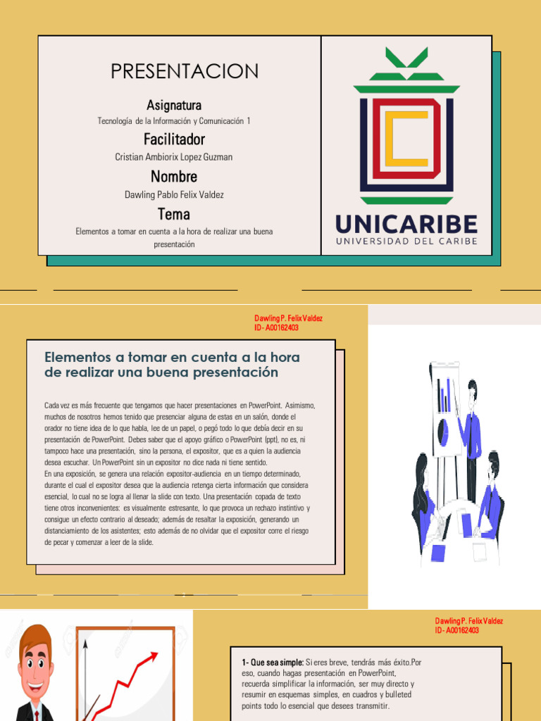 Felix Valdez-Dawling Pablo-Presentaciones | PDF