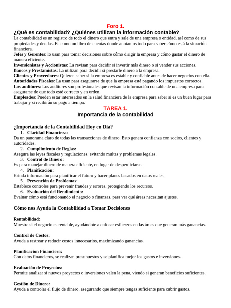 Contabilidad General | PDF