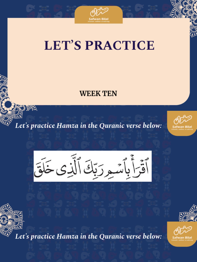 Tajweed Level1 Week11 | PDF