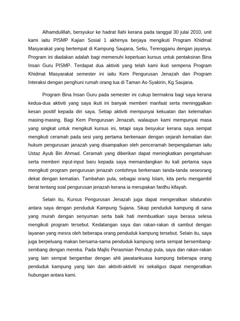 refleksi BIG sem 2 | PDF