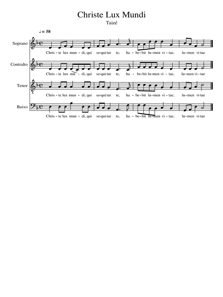 Christe Lux Mundi | PDF