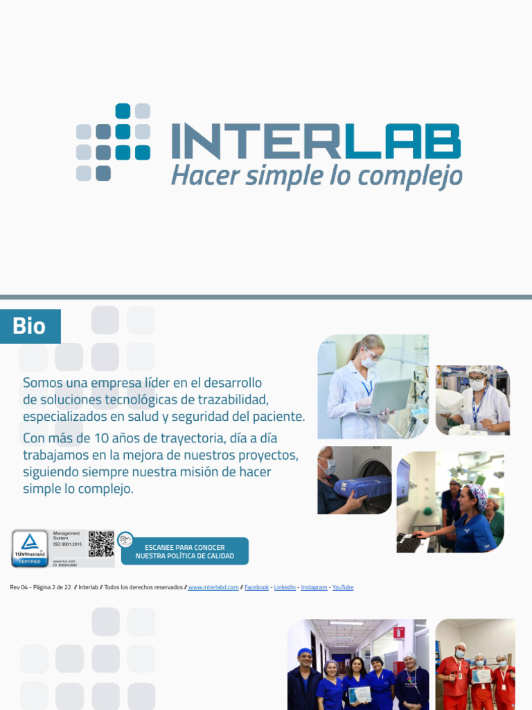 Interlab Software de Trazabilidad y Gestión | PDF