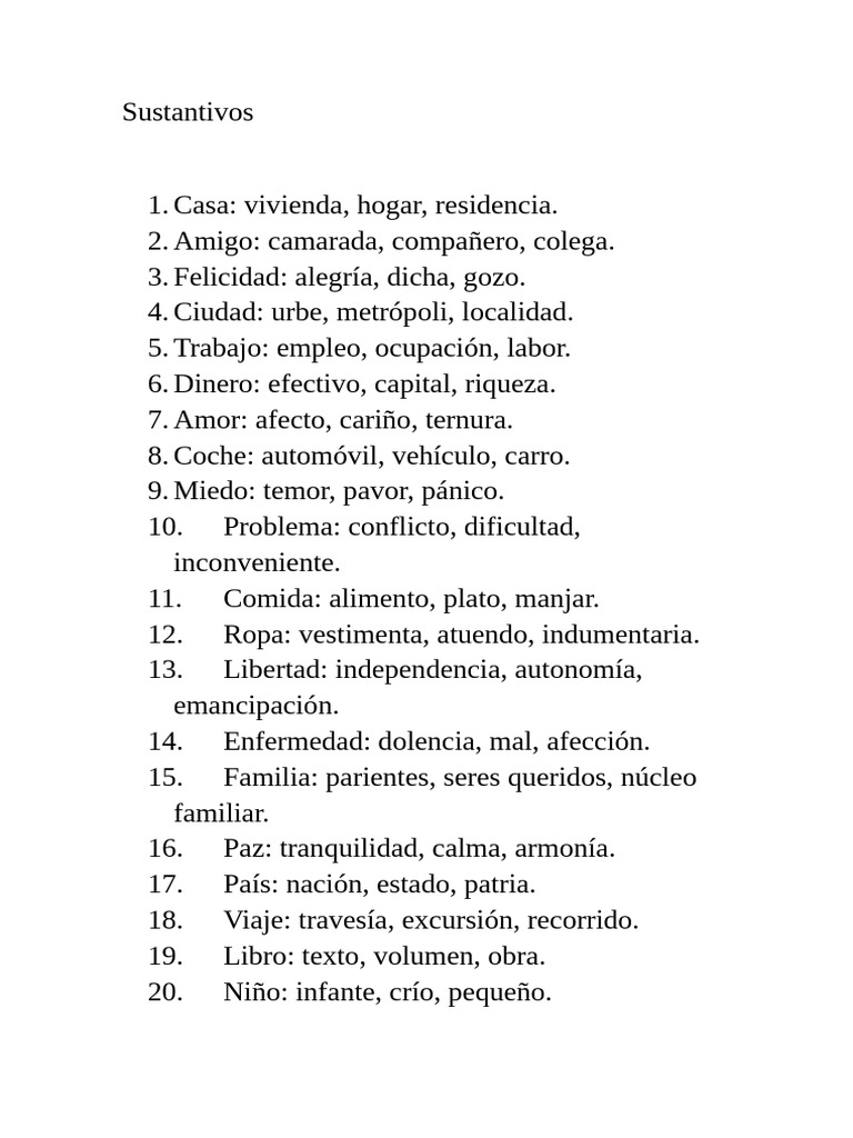 Sustantivos, Libro Gigante | PDF