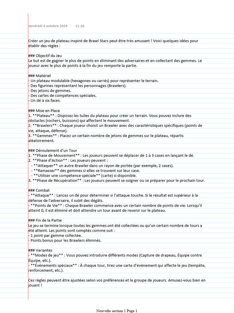 Créer Un Jeu de Plateau Personnalisé | PDF