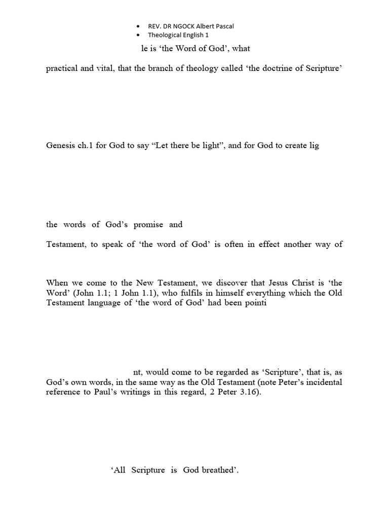 Introducing The Bible 1 | PDF