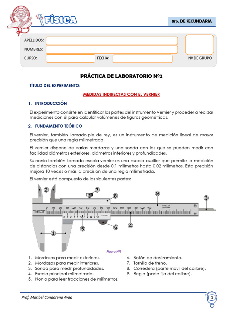 Lab. 2 Vernier | PDF