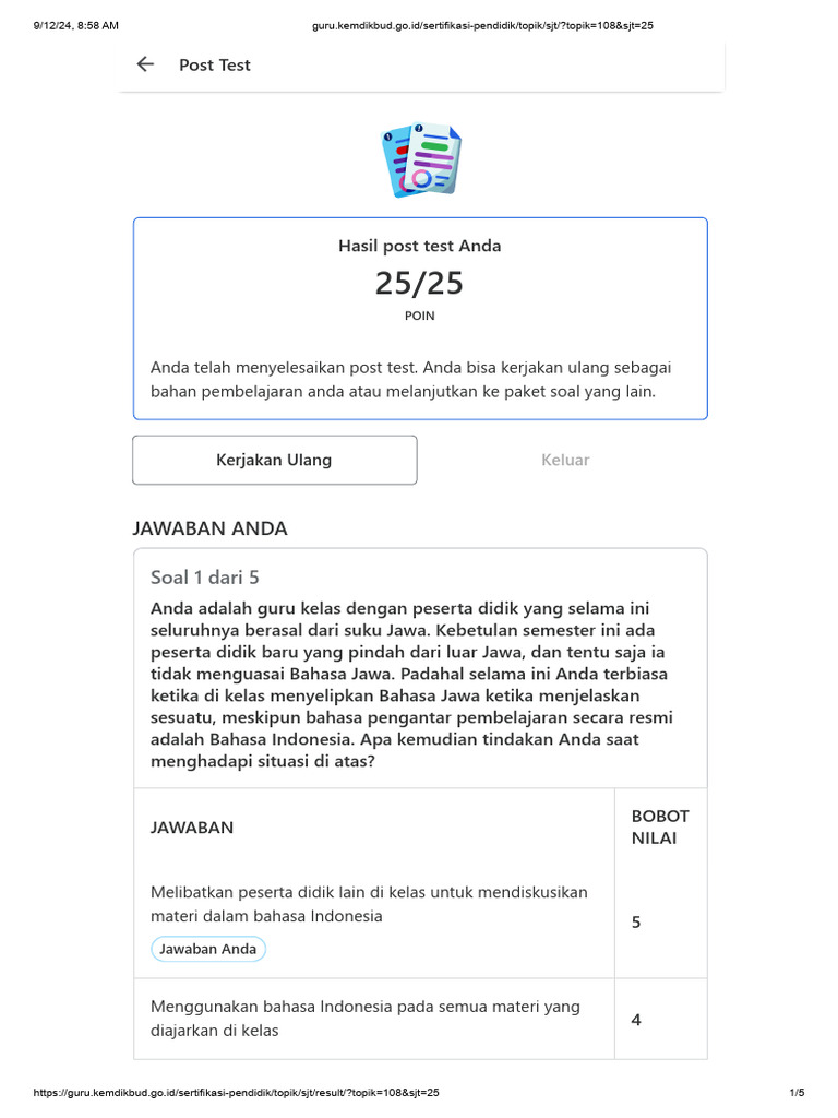 PPA - Umum-1 Dina | PDF