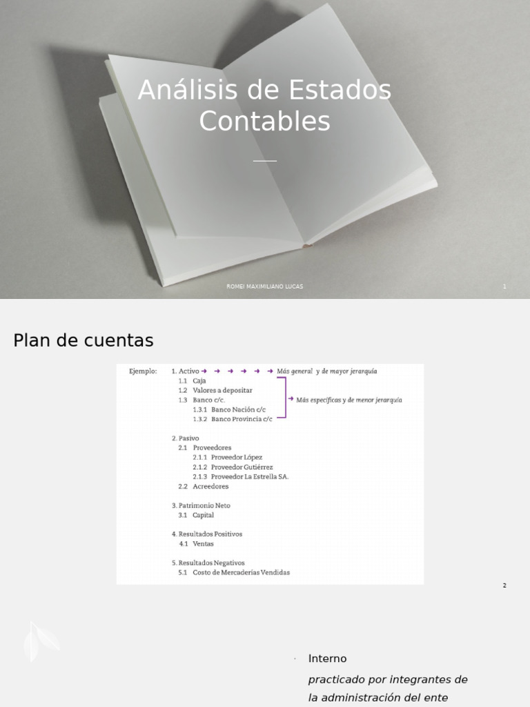 Análisis de Estados Contables | PDF | Capital de trabajo | Finanzas y dinero