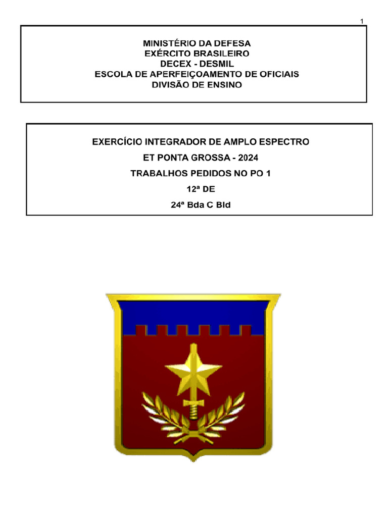 Ficha PO1 - ET Integrador 2024 | PDF