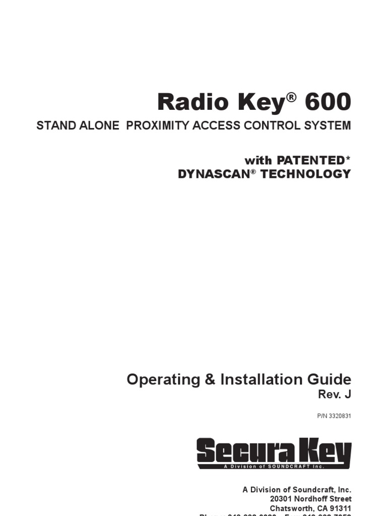RK600 Manual 7010 | PDF | Electrical Connector | Cable