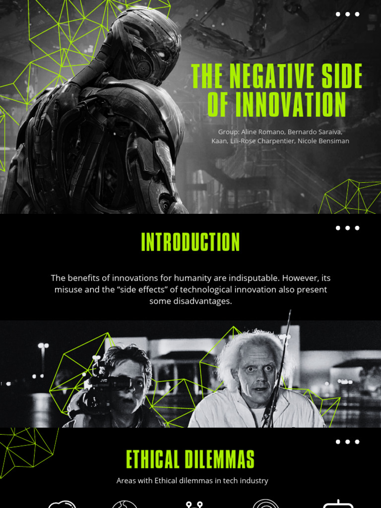 The Negative Side of Innovation | PDF | Privacy | Environmental Degradation