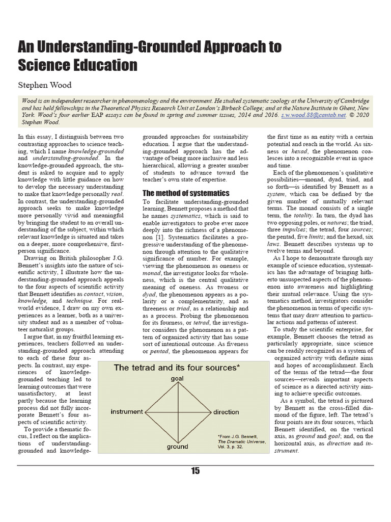 An Understanding Grounded Approach To SC | PDF