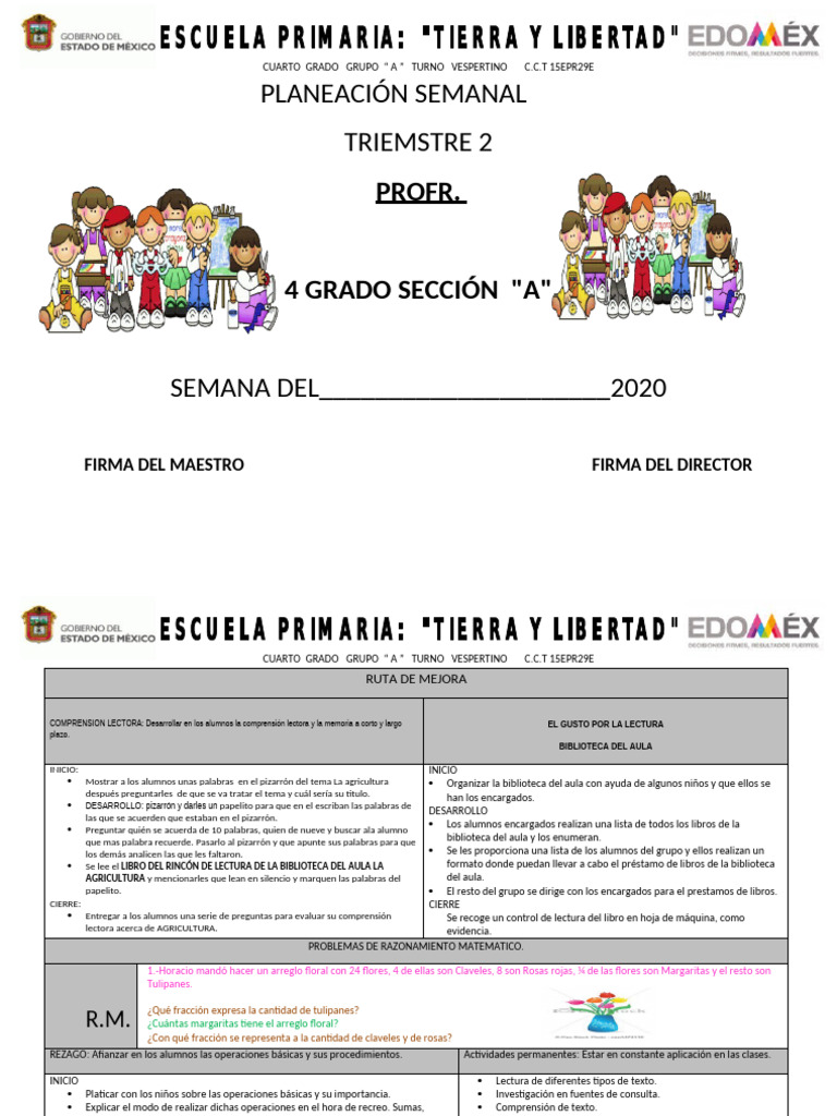 4to Semana 22 TRIEMSTRE 2 | PDF