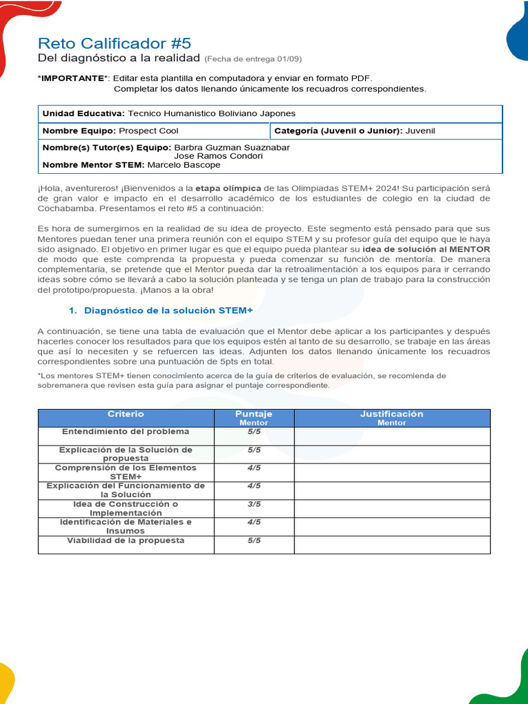 Plantilla RC#5 | PDF