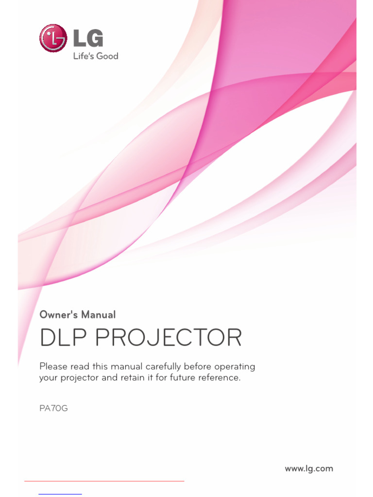 DLP Projector: Owner's Manual | PDF | Ac Power Plugs And Sockets | Electrical Connector