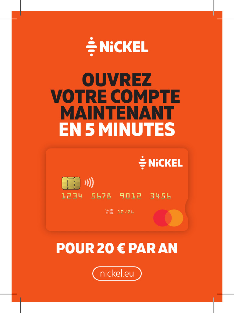 compte bancaire Nickel | PDF