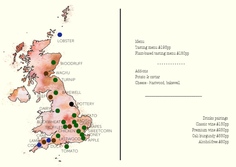 Sample Tasting Menu | PDF