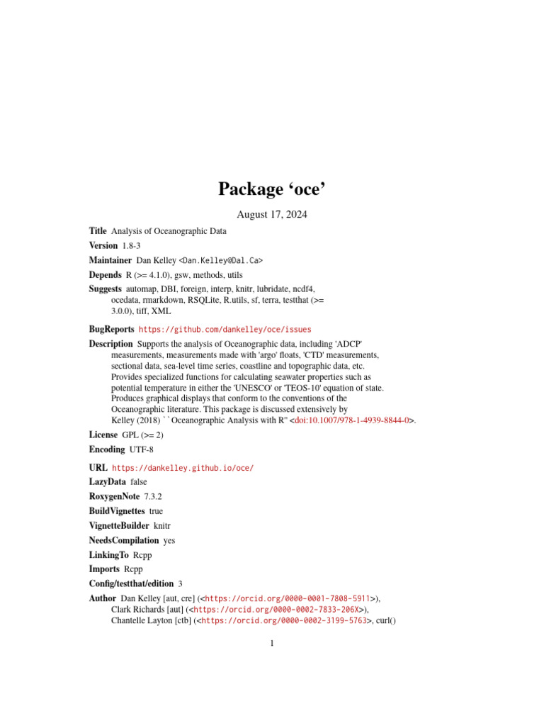 Package Oce': August 17, 2024 | PDF